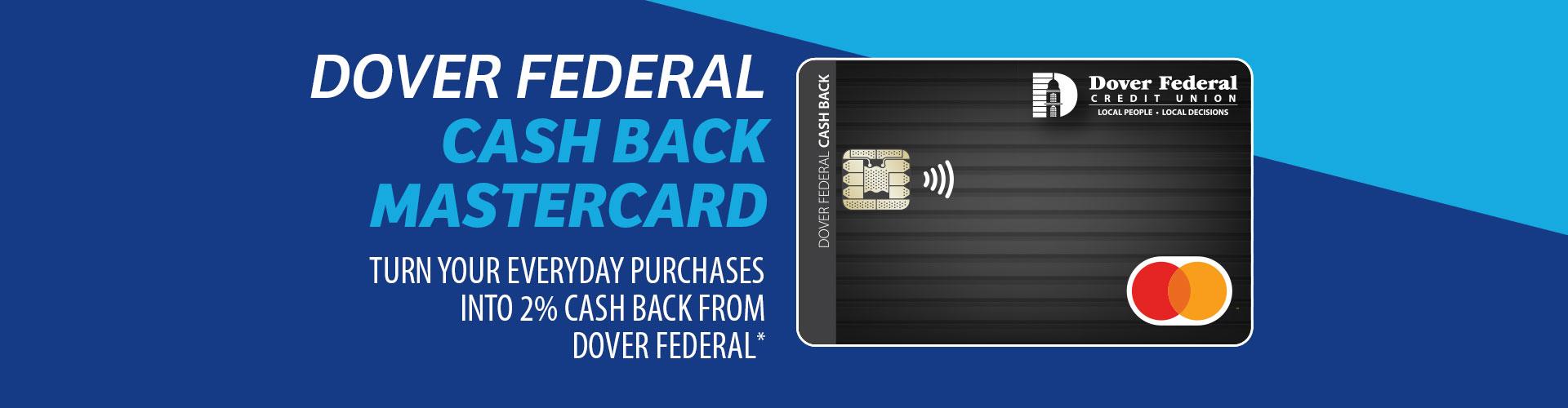 Cash Back Mastercard | Dover Federal Credit Union
